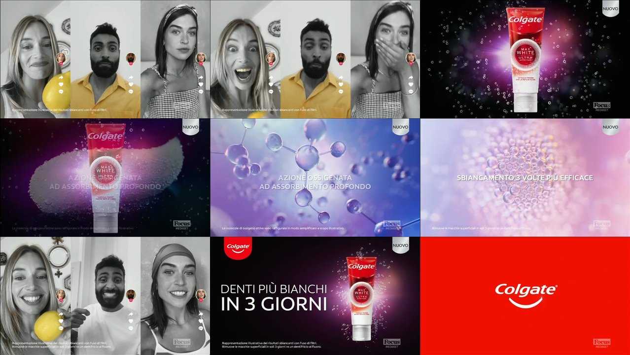 Anuncios de TV - Anuncios de TV de colgate de los últimos 120 días